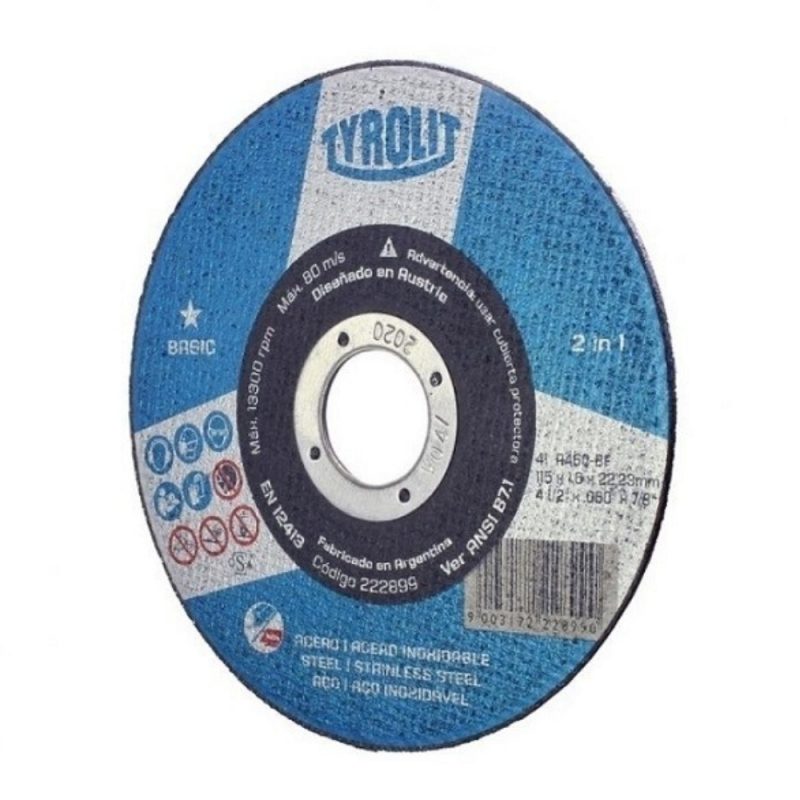 Disco de Corte Tyrolit Basic – Hierros Caruso
